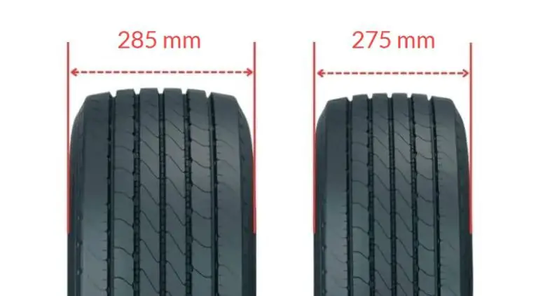 275 vs 285 Tires - Comparison TABLE