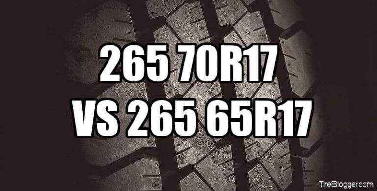 265 70r17 vs 265 65r17 Tire Size - Comparison TABLE