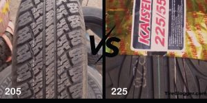 205 vs 225 Tires - Comparison TABLE