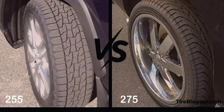 255 vs 275 Tires - Comparison TABLE