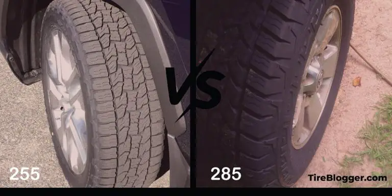 255 vs 285 Tires - Comparison TABLE