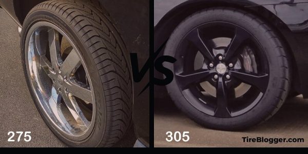 275 vs 305 Tires - Comparison TABLE