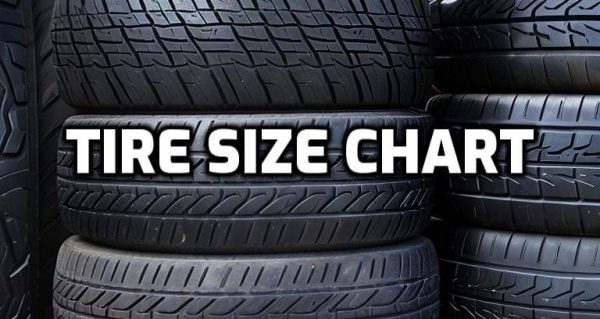 Tire Size Chart - Table Chart