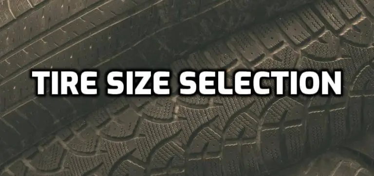 Tire Size Selection Guide - Tire Blogger