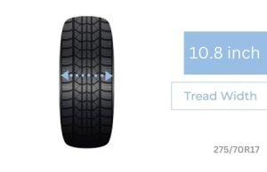 Tire Size 275/70r17 in inches - TABLE Chart