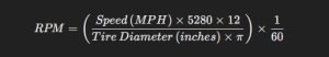 RPM Tire Size Calculator - Tire Blogger