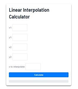 Interpolation Calculator - Tire Blogger